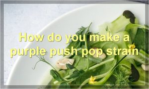 How do you make a purple push pop strain | Food Readme