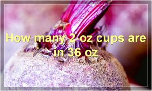 How Many Cups Are In 36 Ounces? | Food Readme