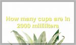 2000mL To Cups Conversion | Food Readme