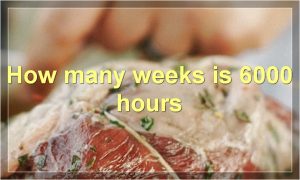 6000 Hours In Days, Weeks, Months, And Years | Food Readme