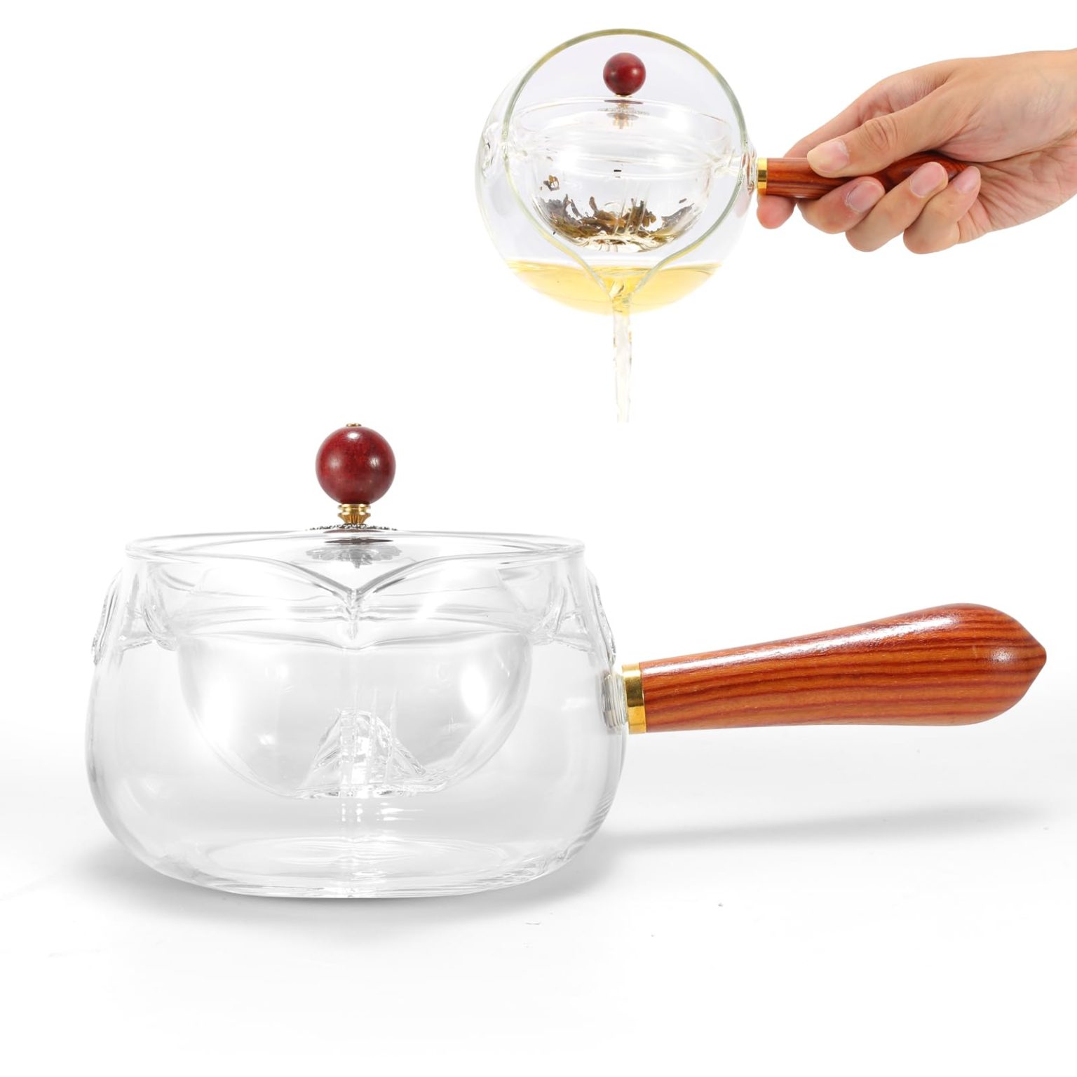 Introducing the Modern Glass Teapot with Infuser: Enhancing Tea ...
