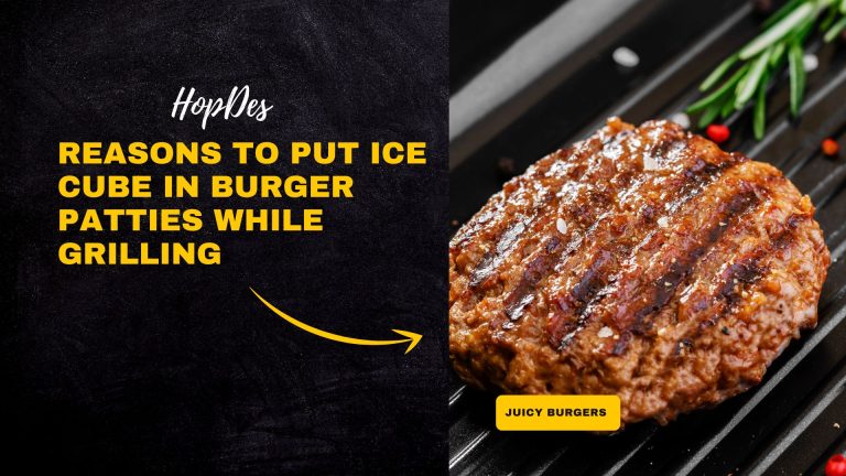 The Surprising Benefits of Placing an Ice Cube on Burger: An Innovative ...